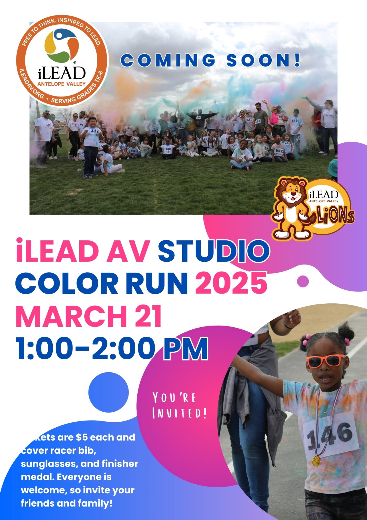 iLEAD AV Color Run: March 21 - iLEAD Antelope Valley