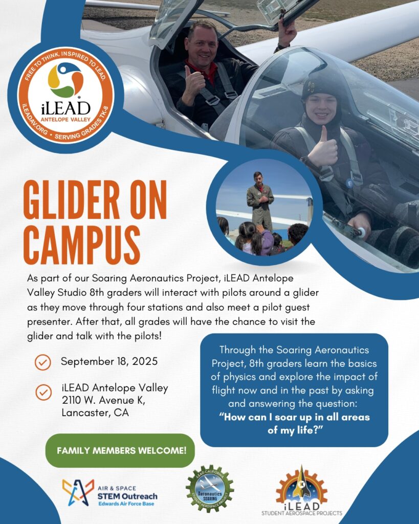 iLEAD Antelope Valley to Host Glider on Campus Day: September 18 ...