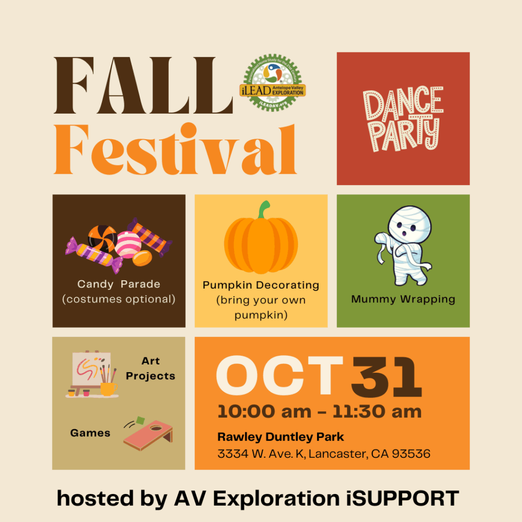 iLEAD AV Exploration Fall Festival: October 31 - iLEAD Antelope Valley