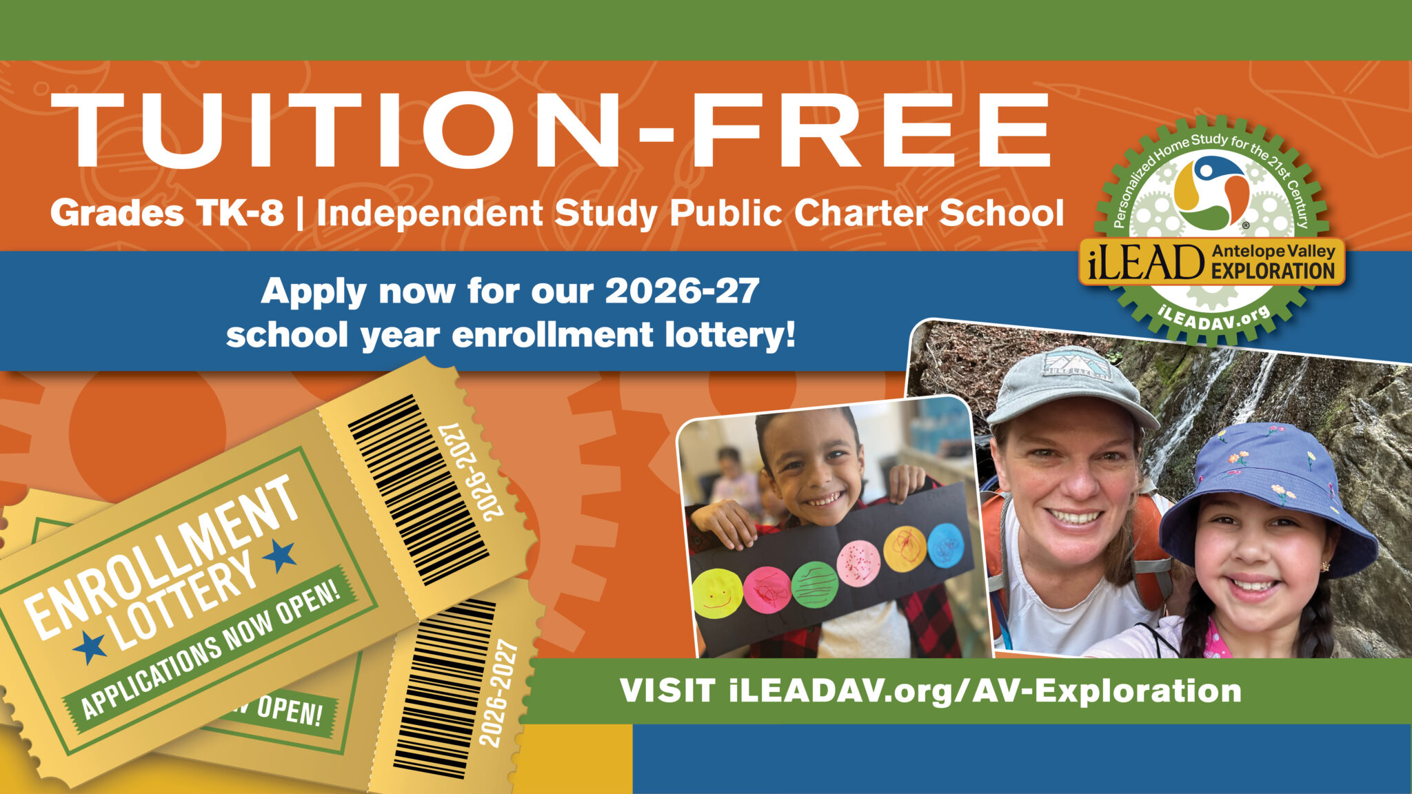 Apply for iLEAD AV Exploration's 2026-27 Enrollment Lottery by April 7 ...